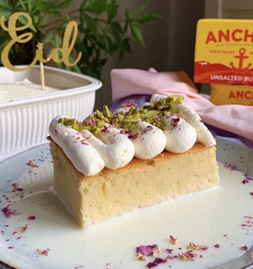 Moroccan Milk Cake Recipe // Rich & Tasty Moroccan Cakes (EASY)